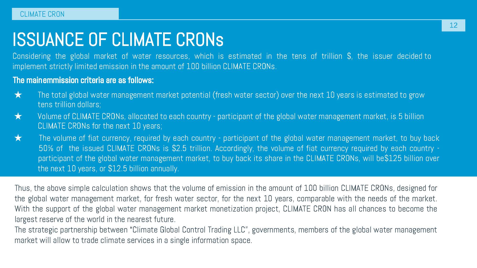 Climate CRON